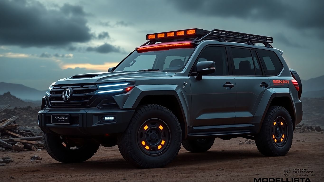 Modellista's Overland Vision Concept: A Cyberpunk Land Cruiser for the ...
